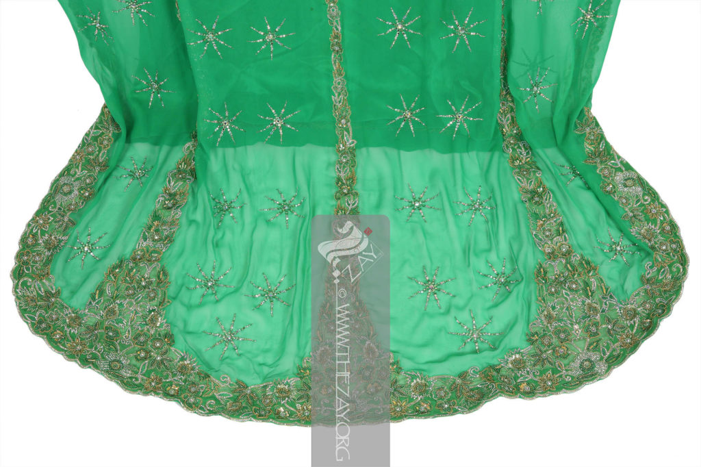 Embellished combination overgarment tunic with train – Henna set – UAE ...